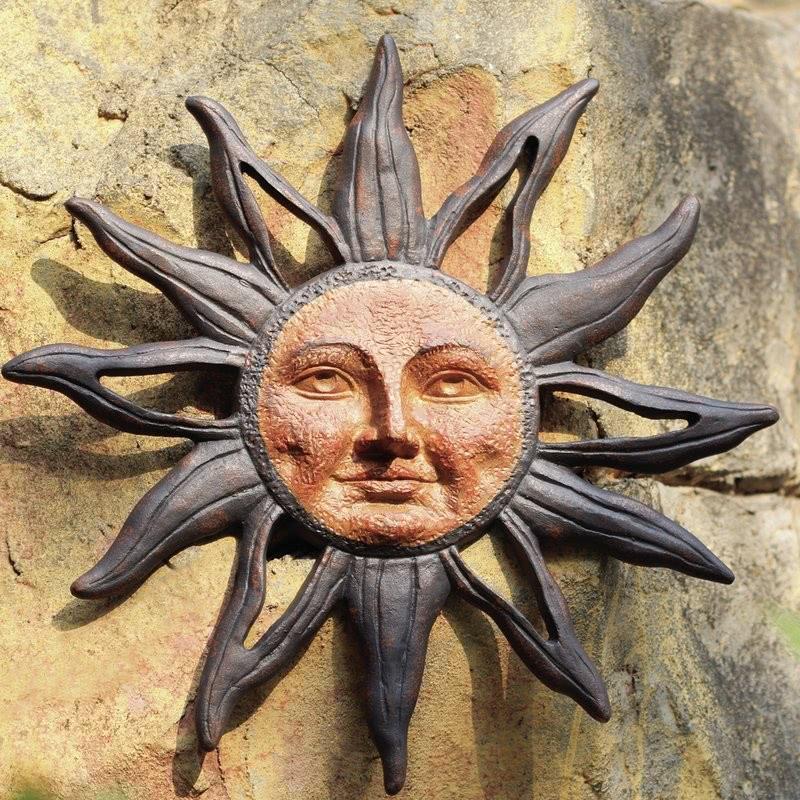 decoración de la pared de la cara del sol - 2021